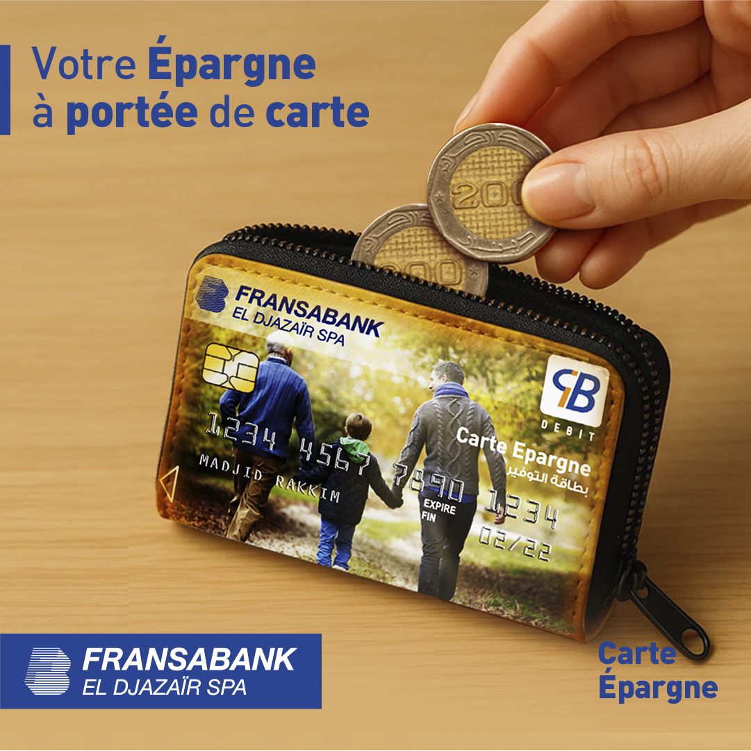 Carte Epargne - Fransabank El Djazair